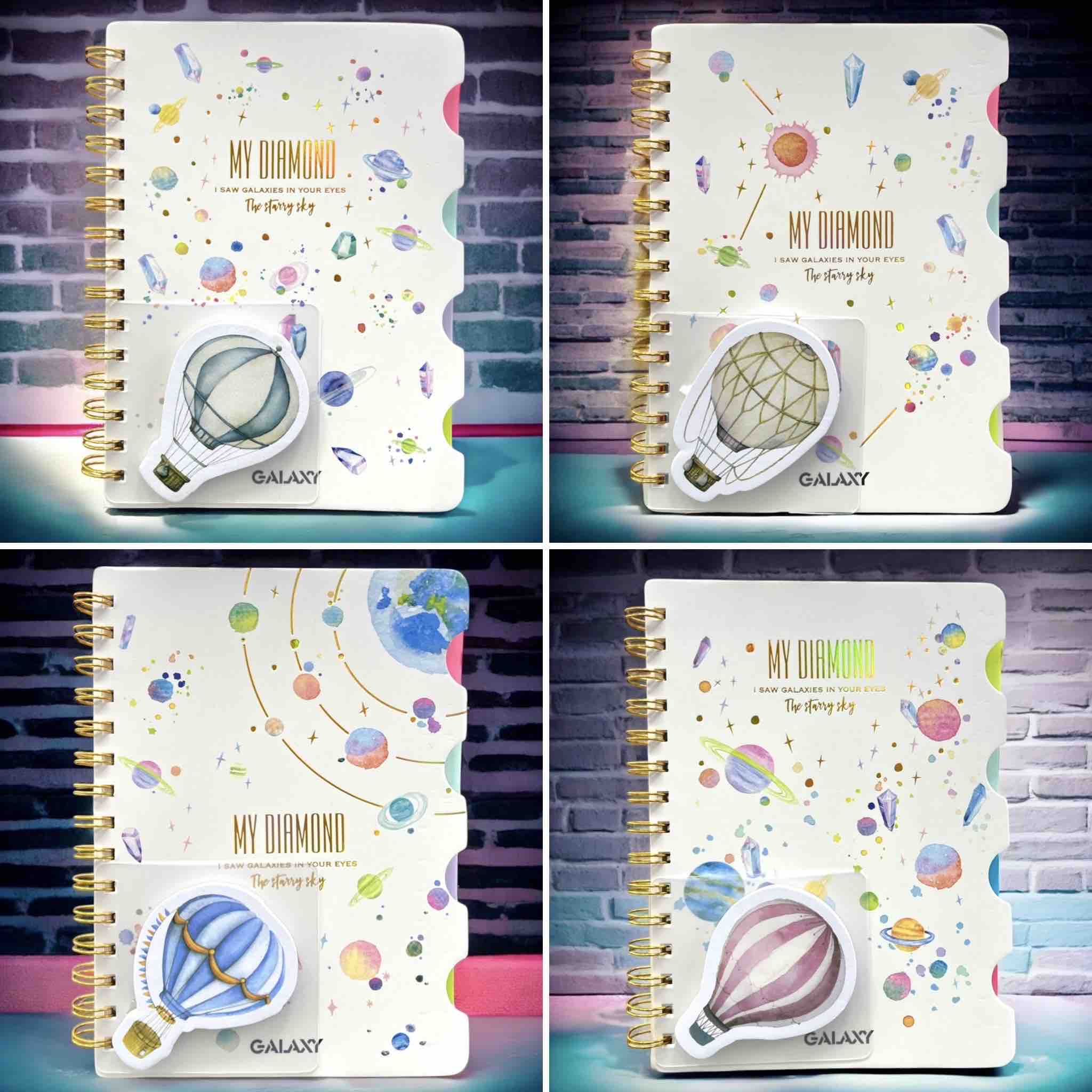 Libreta My Diamond con separadores - Calma Al Alma